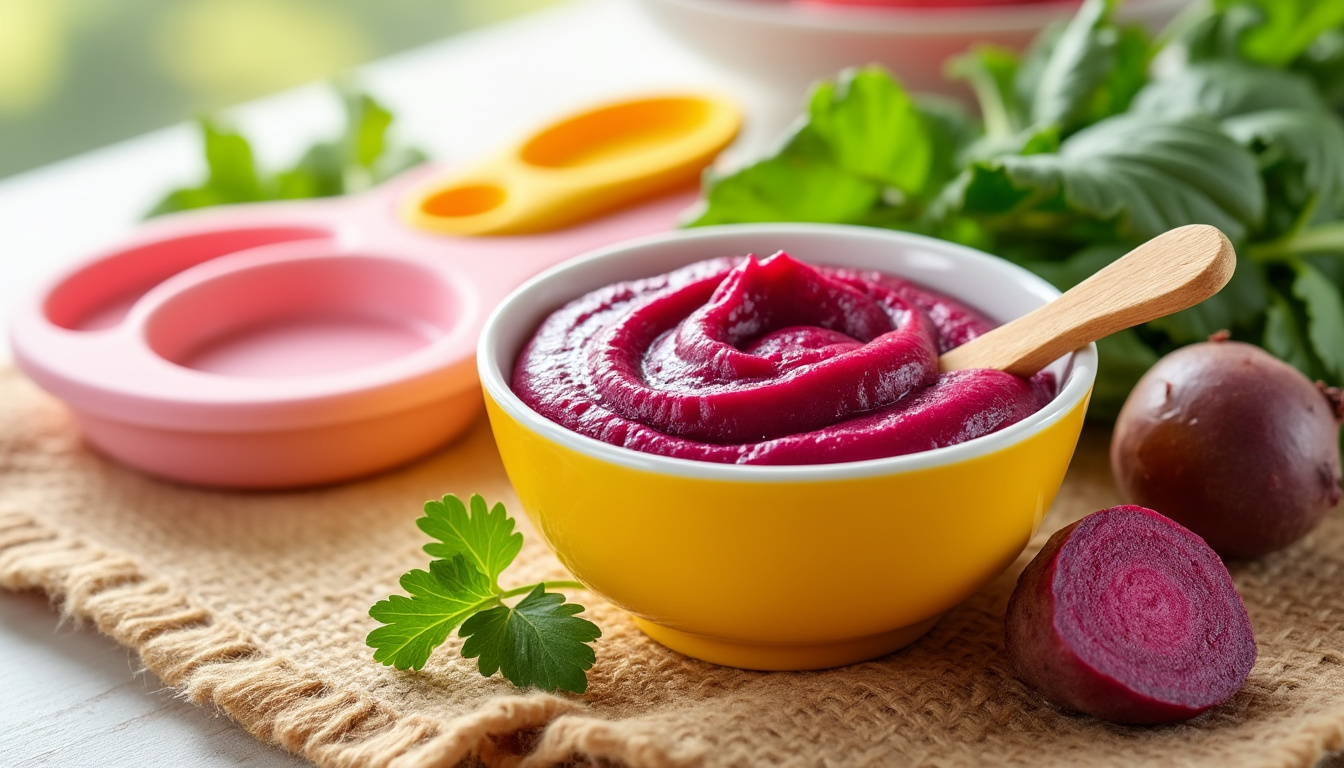 Purée de betterave pour bébé : bienfaits et recette facile - Petite ...