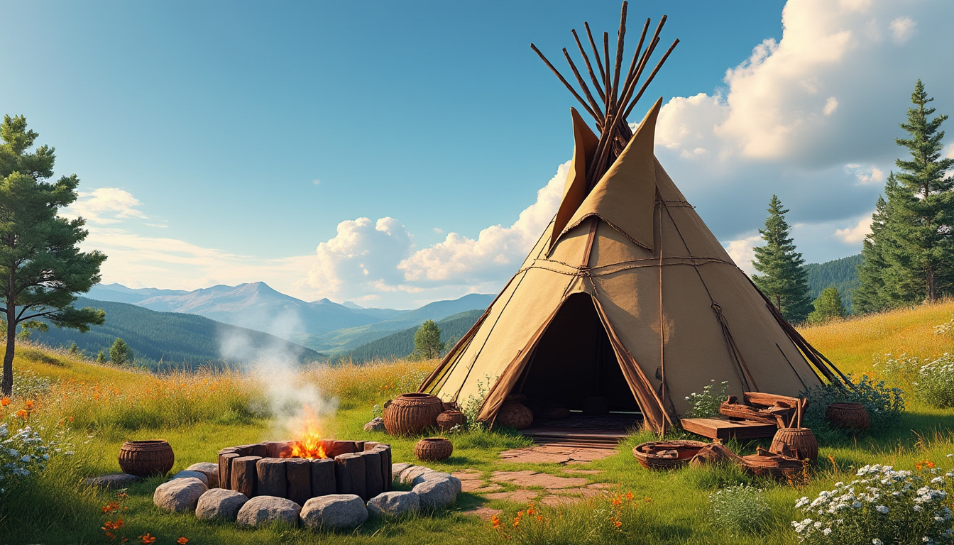 Tipi indien : histoire, culture et évolution de ces habitations ...