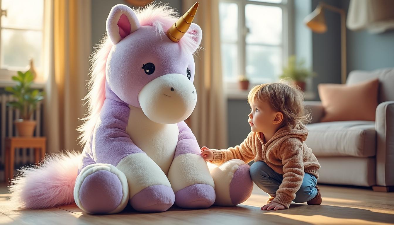 Géante peluche licorne : agrandir le plaisir ! guide d’achat pour un ...